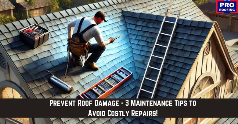 Prevent Roof Damage – 3 Maintenance Tips to Avoid Costly Repairs! - PRO ...